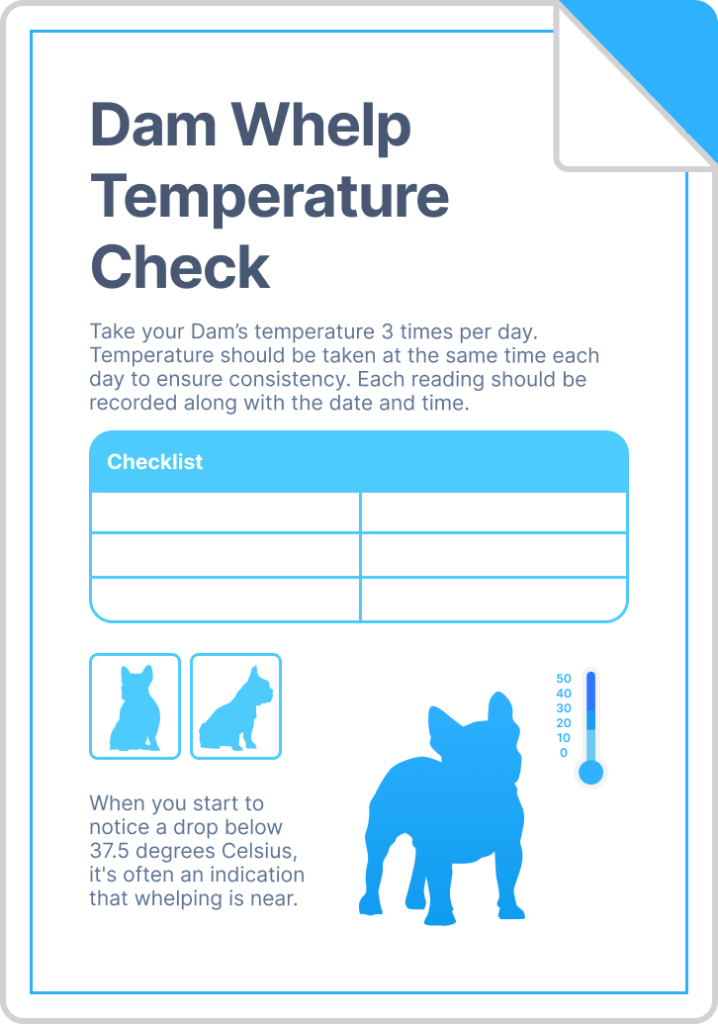 Dog Whelping Temperature Chart - Responsible Pet Breeders Australia